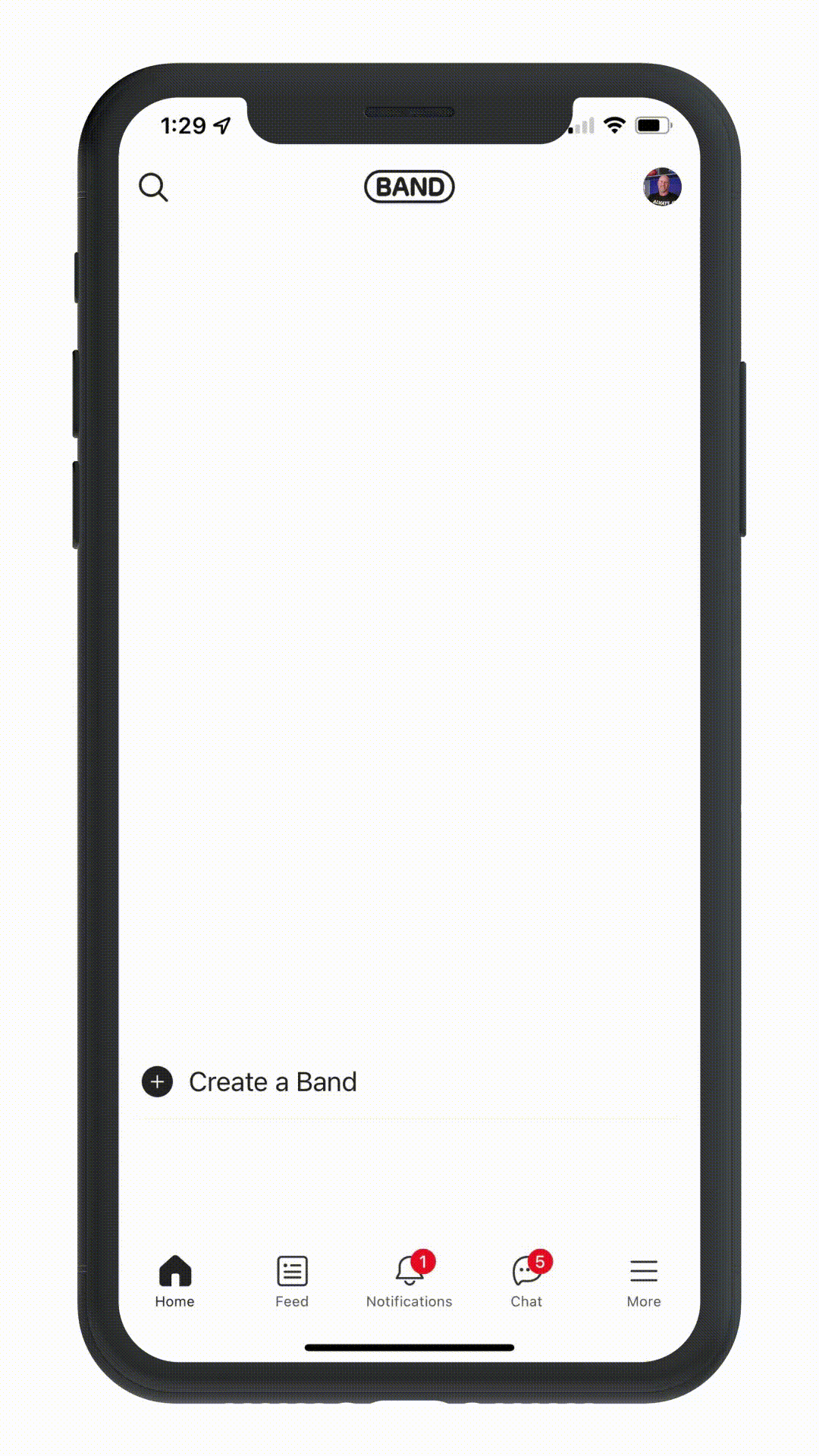 the BAND app - Get your messages read!